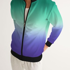 MLM Gay Pride Ombre Track Jacket – LGBTQ+ Pride Zip Jacket | Gay Pride ...