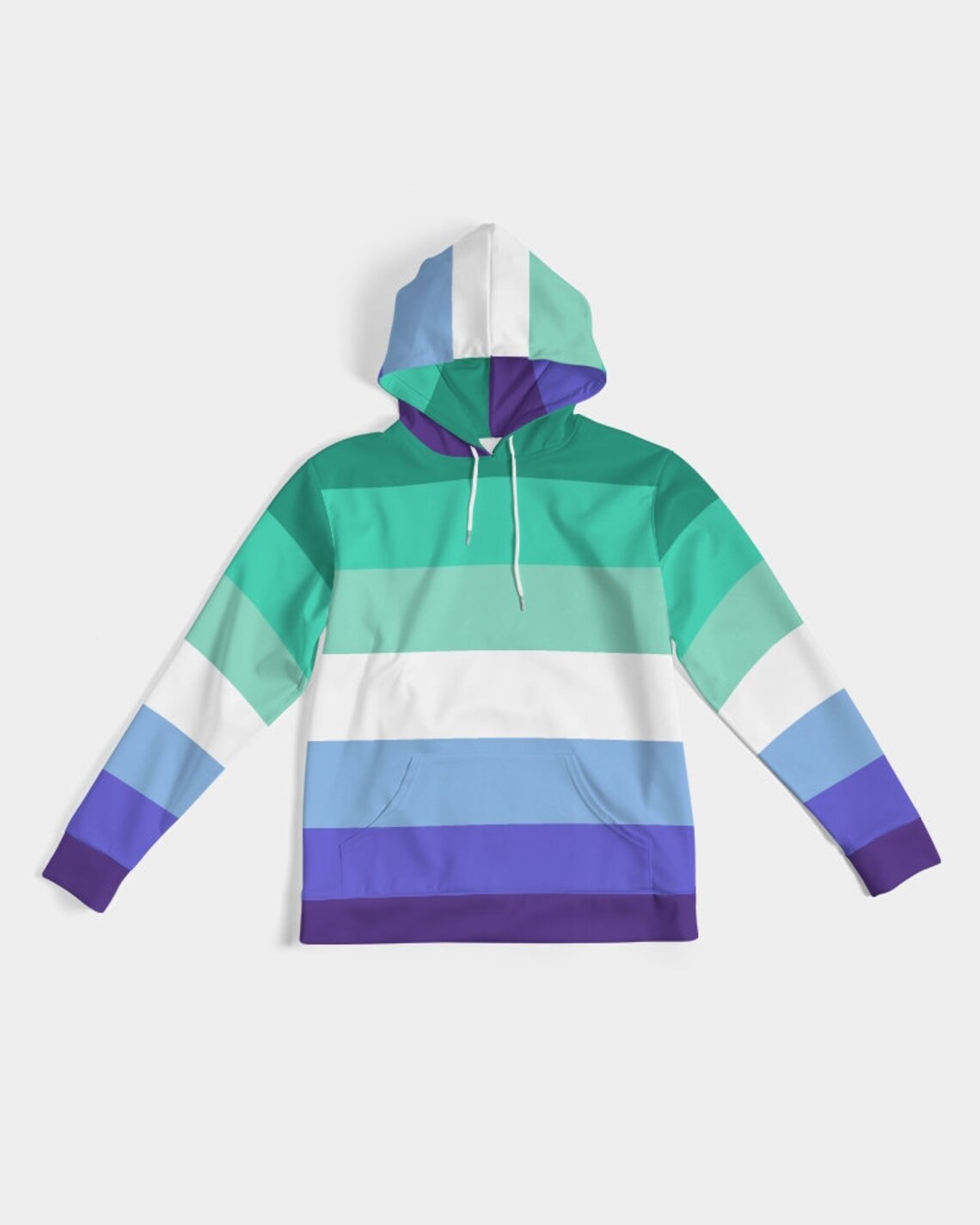 Gay MLM Pride Flag Men Hoodie | LGBTQIA+ Gay MLM Men Hoodie | Gay Pride ...