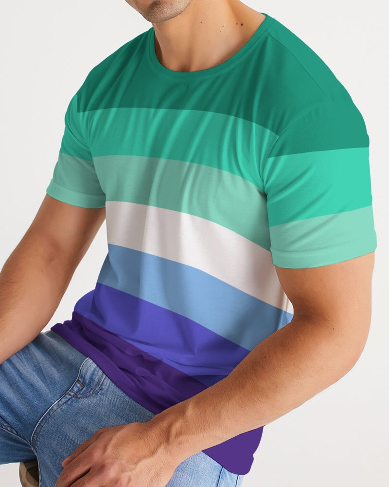 Gay MLM Flag Men T Shirt Gay MLM Pride Men T Shirt LGBTQ Gay Men T ...