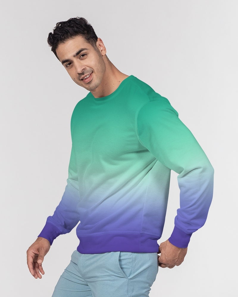 MLM Gay Men Pride Flag Ombré Pullover Sweater - Etsy