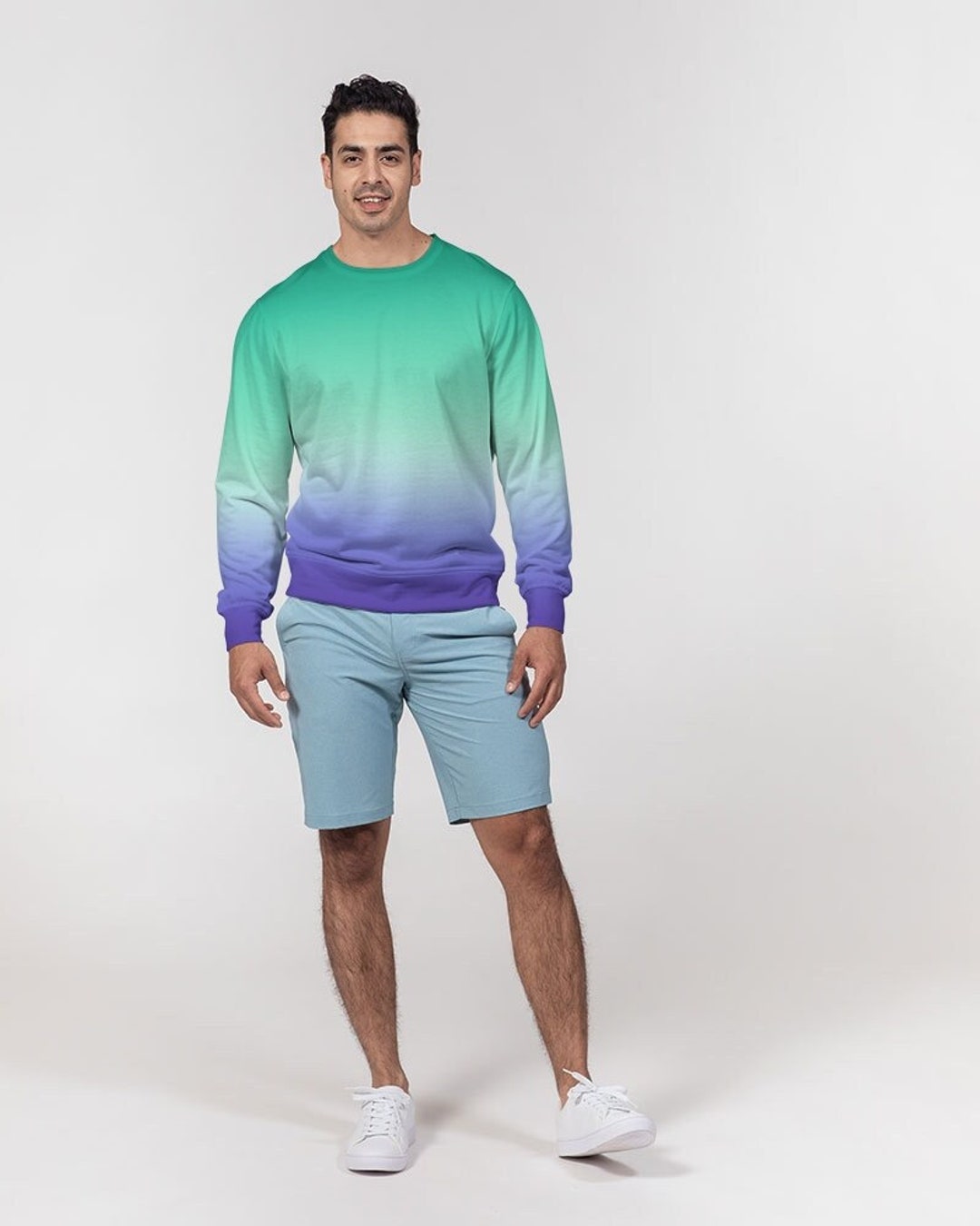 MLM Gay Men Pride Flag Ombré Pullover Sweater - Etsy