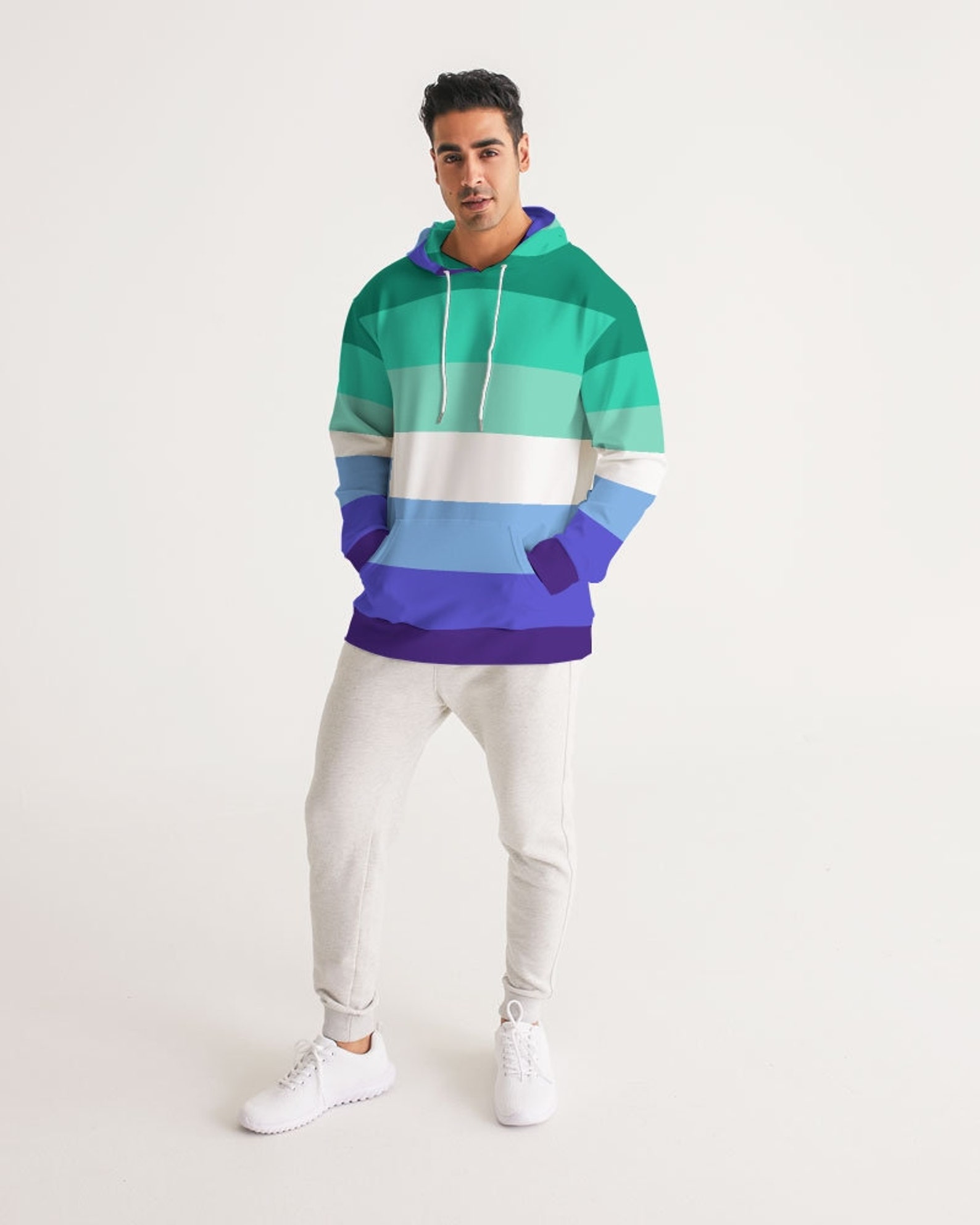 Gay MLM Pride Flag Men Hoodie LGBTQIA Gay MLM Men Hoodie Gay Pride Men ...