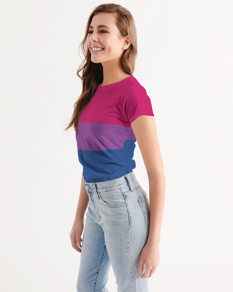 Bisexual Flag Women T Shirt Bisexual Pride Women T Shirt Lgbtq T Shirt