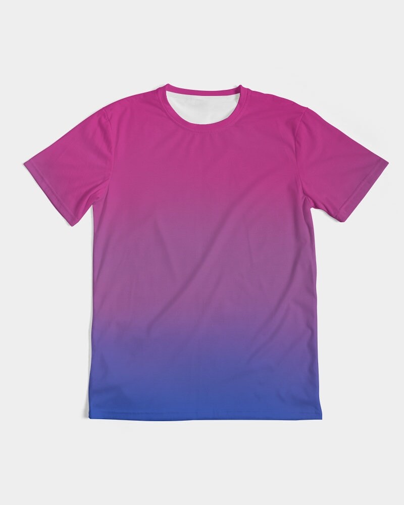 Bisexual Pride Flag Ombré Men T-shirt Bisexual Flag Ombré - Etsy