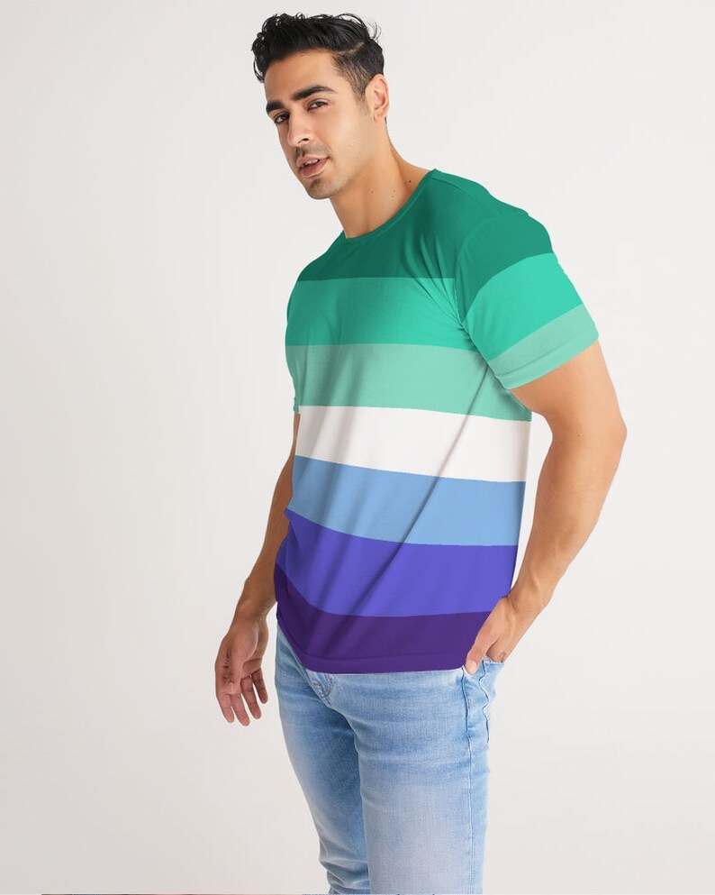 Gay MLM Flag Men T Shirt Gay MLM Pride Men T Shirt LGBTQ - Etsy