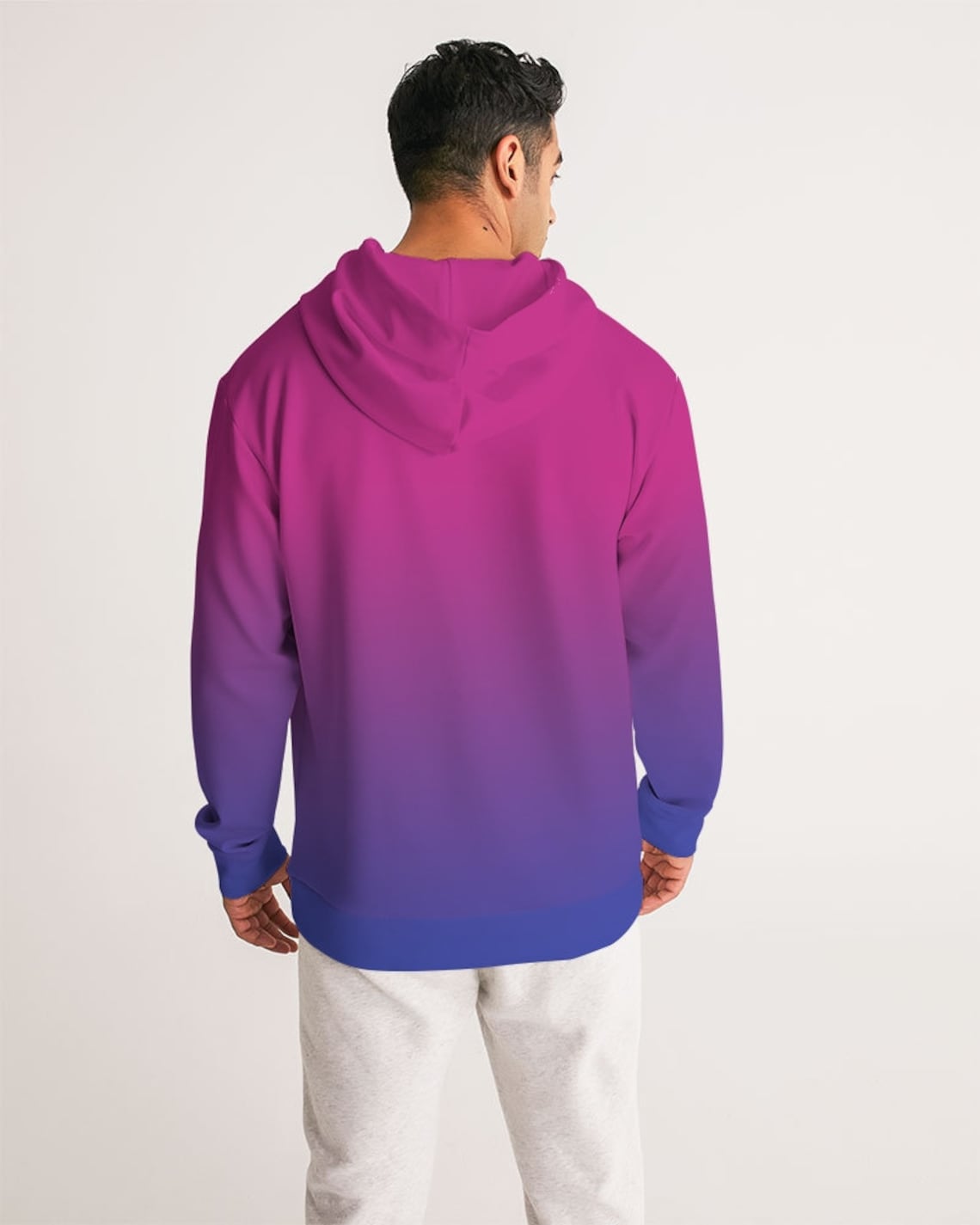 Bisexual Pride Flag Ombré Men Hoodie Bisexual Flag Ombré Men - Etsy