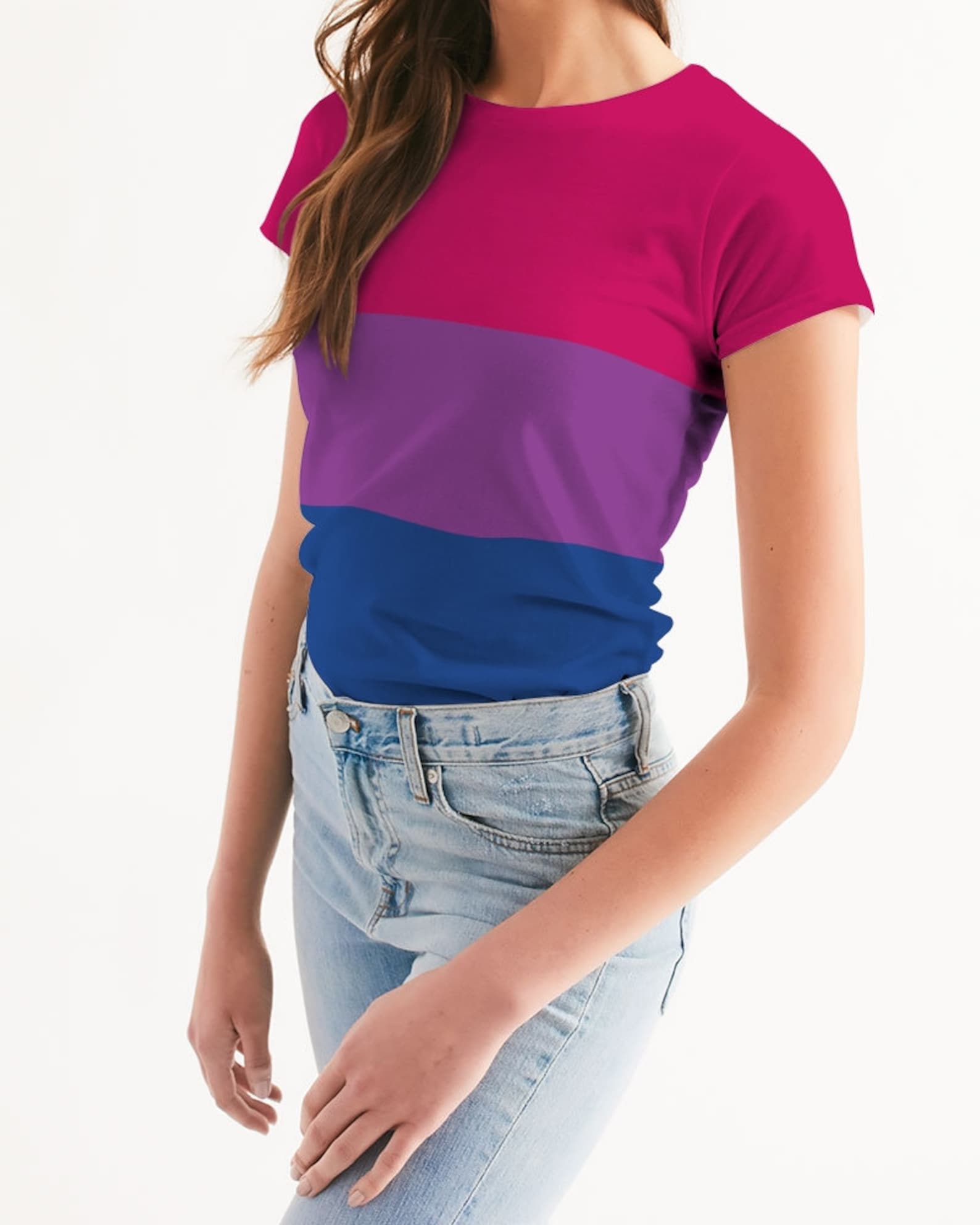 Bisexual Flag Women T Shirt Bisexual Pride Women T Shirt Lgbtq T Shirt