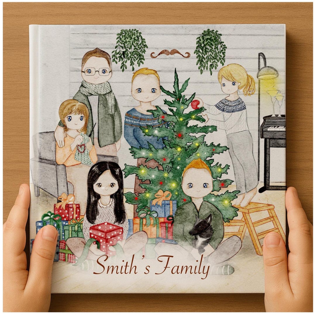 Custom Family Christmas Storybook | Personalized Holiday Heirloom Gift ...