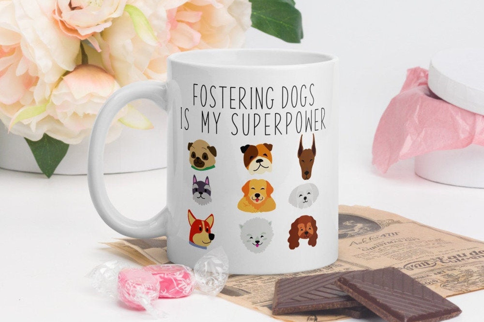 Dog Foster Gift Dog Foster Mom Dog Foster Dad Superpower - Etsy