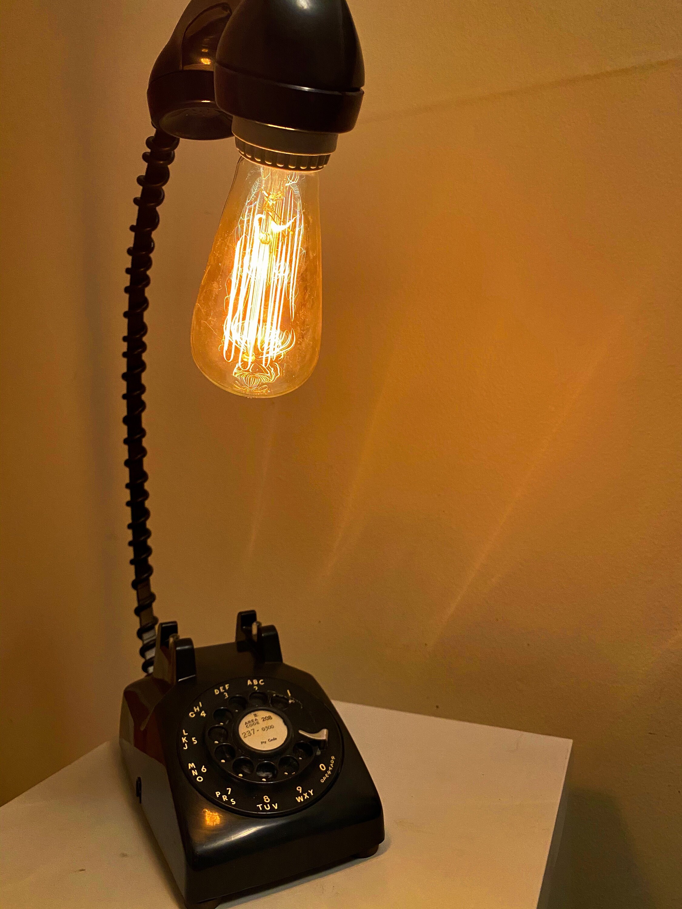 Vintage Rotary Phone Lamps - Etsy Hong Kong