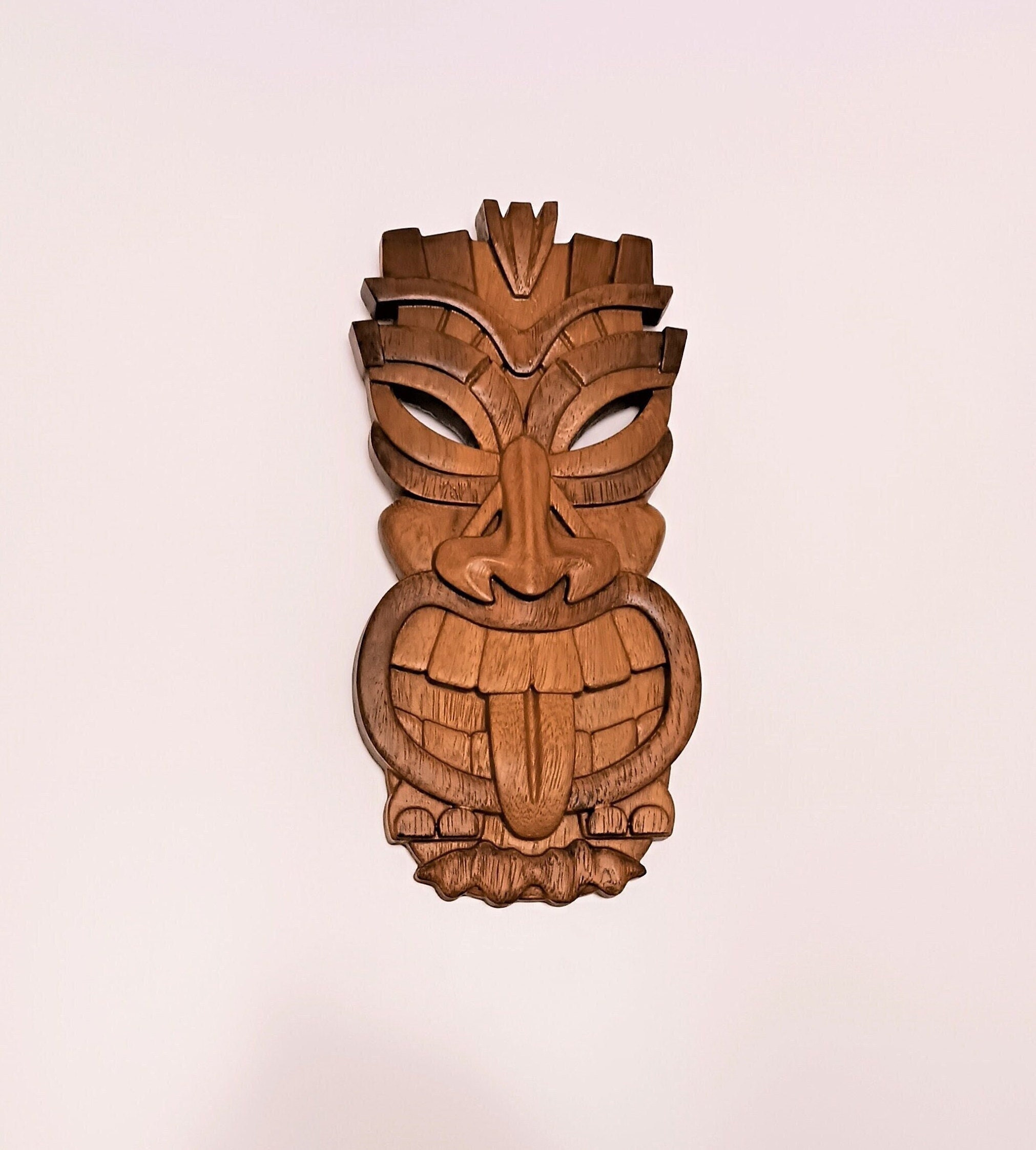 Tropical Vibes: Tiki Mask Wall Hanging - Perfect Tiki Decor for Your ...