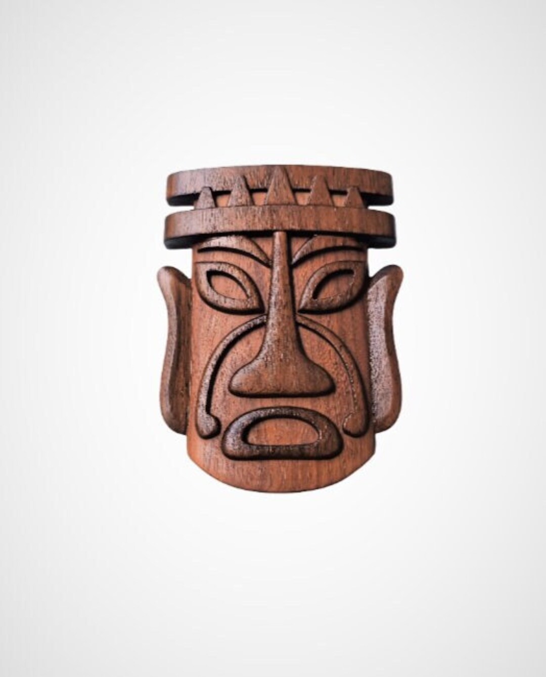 African Wood Mask Tiki Hut Decor Tiki Mask Home Decor Garden Decor ...