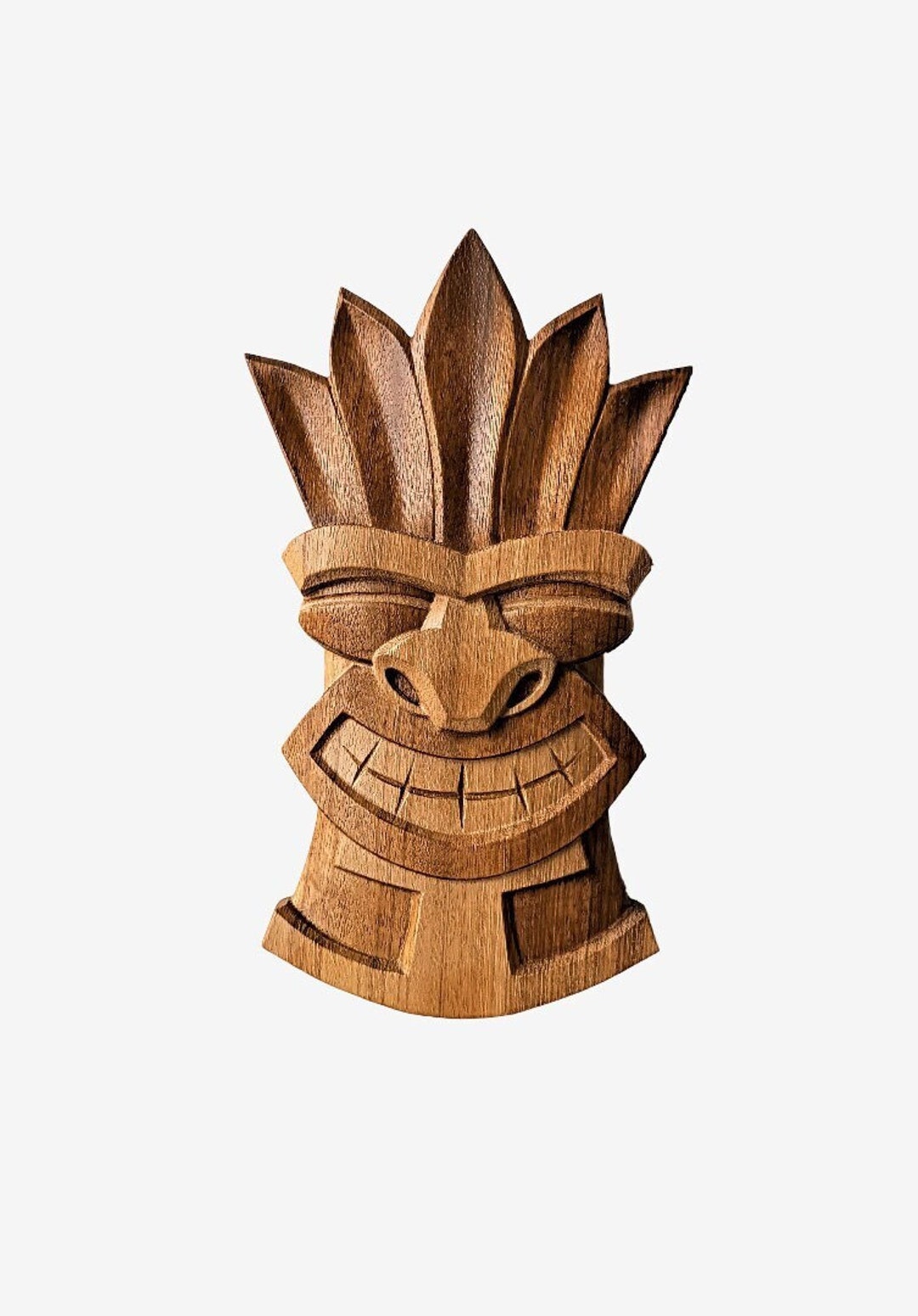 So Fun Laughing Tiki Statue Wall Art Tiki Mask Hawaiian Tiki Art ...