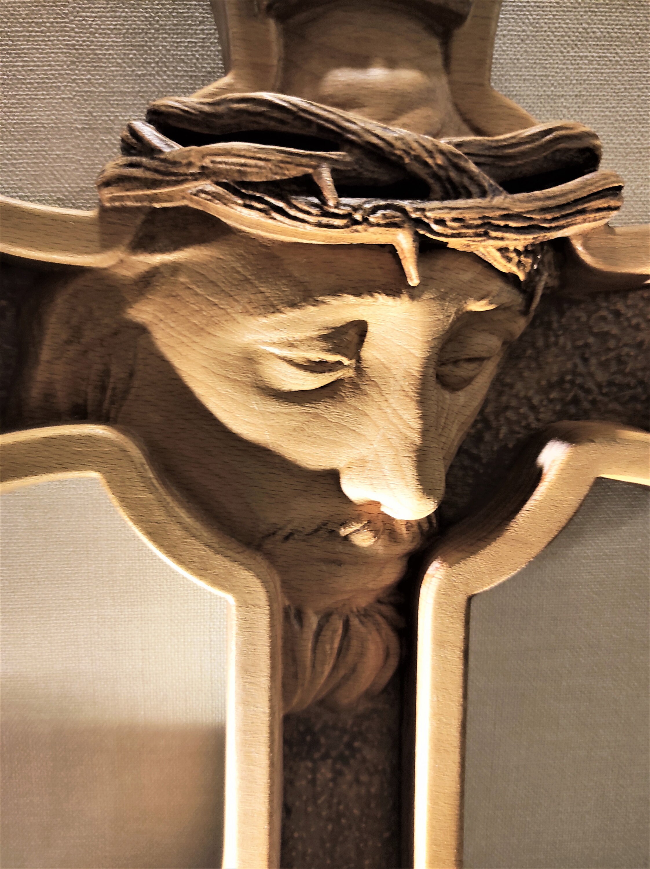 Jesus on Cross Woodcarving Jesus Christ Catholic Cross Gift - Etsy