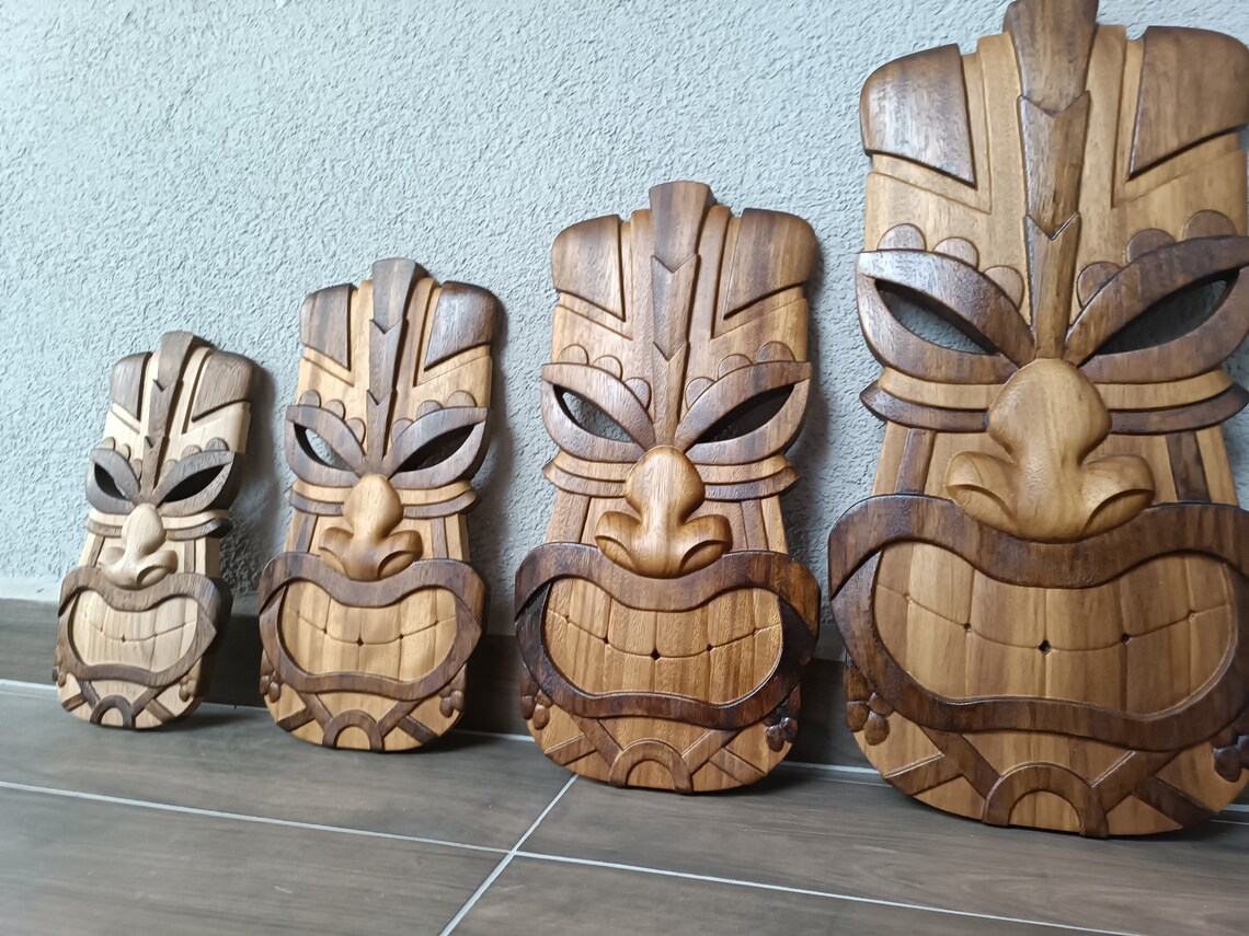 Tiki Mask Bar Decor Free Shipping Tiki Mask Home Decor Tiki Bar Decor ...