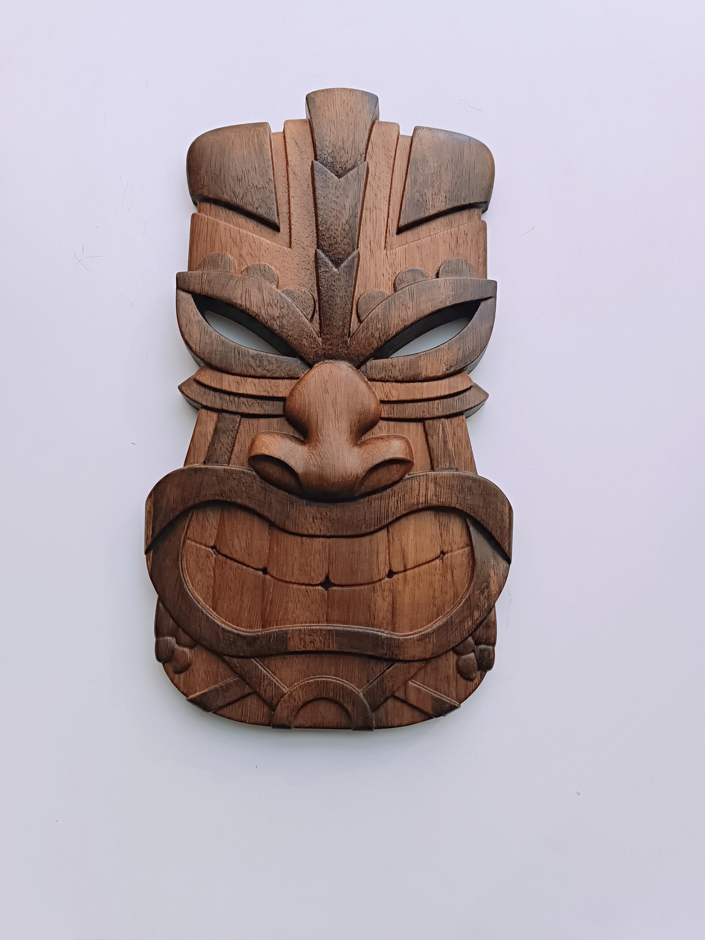 Tiki Mask Bar Decor Free Shipping Tiki Mask Home Decor Tiki - Etsy