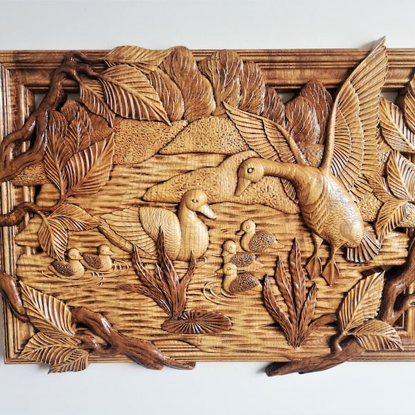 Bird Wood Carving - Etsy