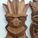 So Fun Tiki Mask Set 3 Piece Wood Tiki Bar Decor Statue - Etsy