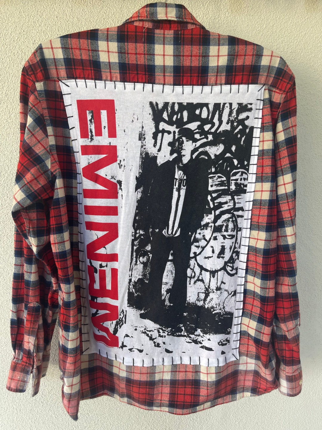 Eminem Upcycled Flannel - Etsy