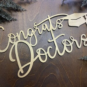 Congrats Doctor Med School Sign Congratulations Medical Achievement ...