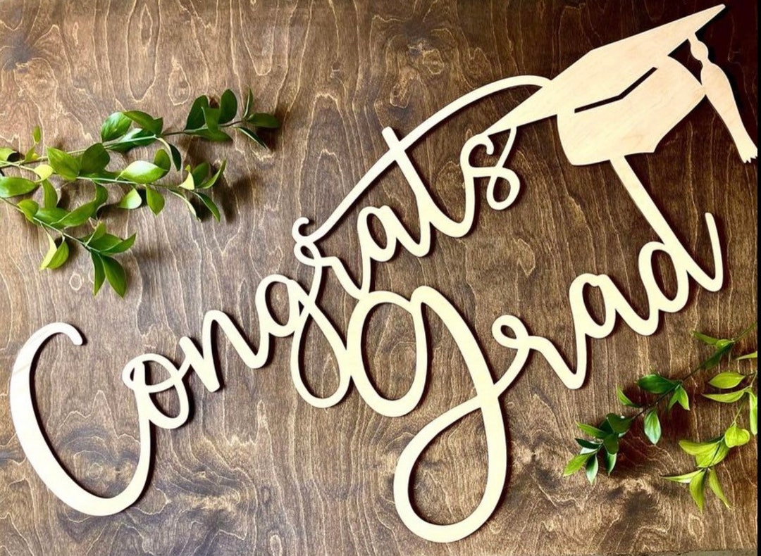 Congrats Grad Custom Graduation Sign Custom Congrats Grad Sign Class of ...