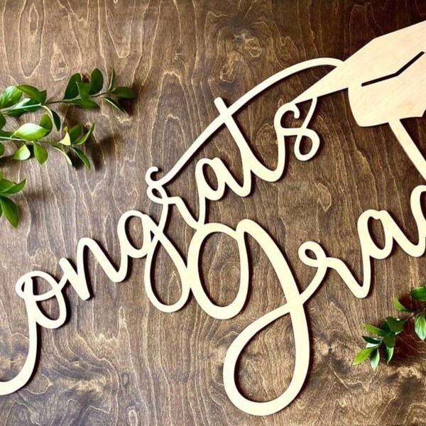 Congrats Sign - Etsy