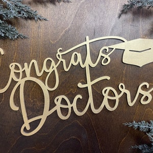 Congrats Doctor Med School Sign Congratulations Medical Achievement ...