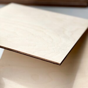12" X 12" Squares 1/4" | 6 Mm| Square Wooden Baltic Birch Plywood 1/4 ...