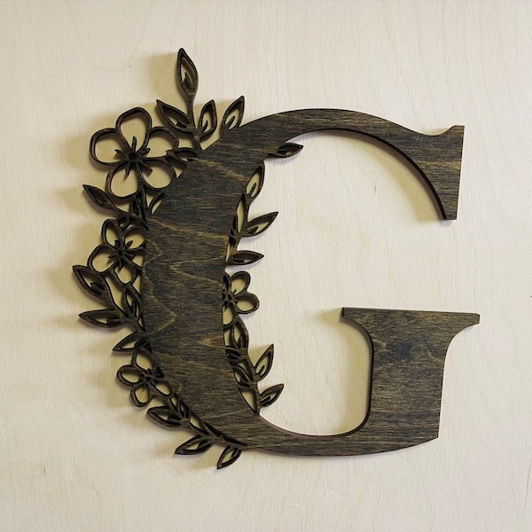 Monogram Wall Decor - Etsy