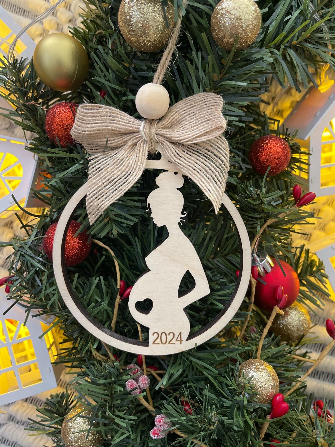 Baby Bump’s First Christmas Ornament Gift Expecting Mommy to Be ...