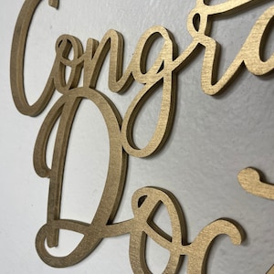 Congrats Doctor Med School Sign Congratulations Medical Achievement ...