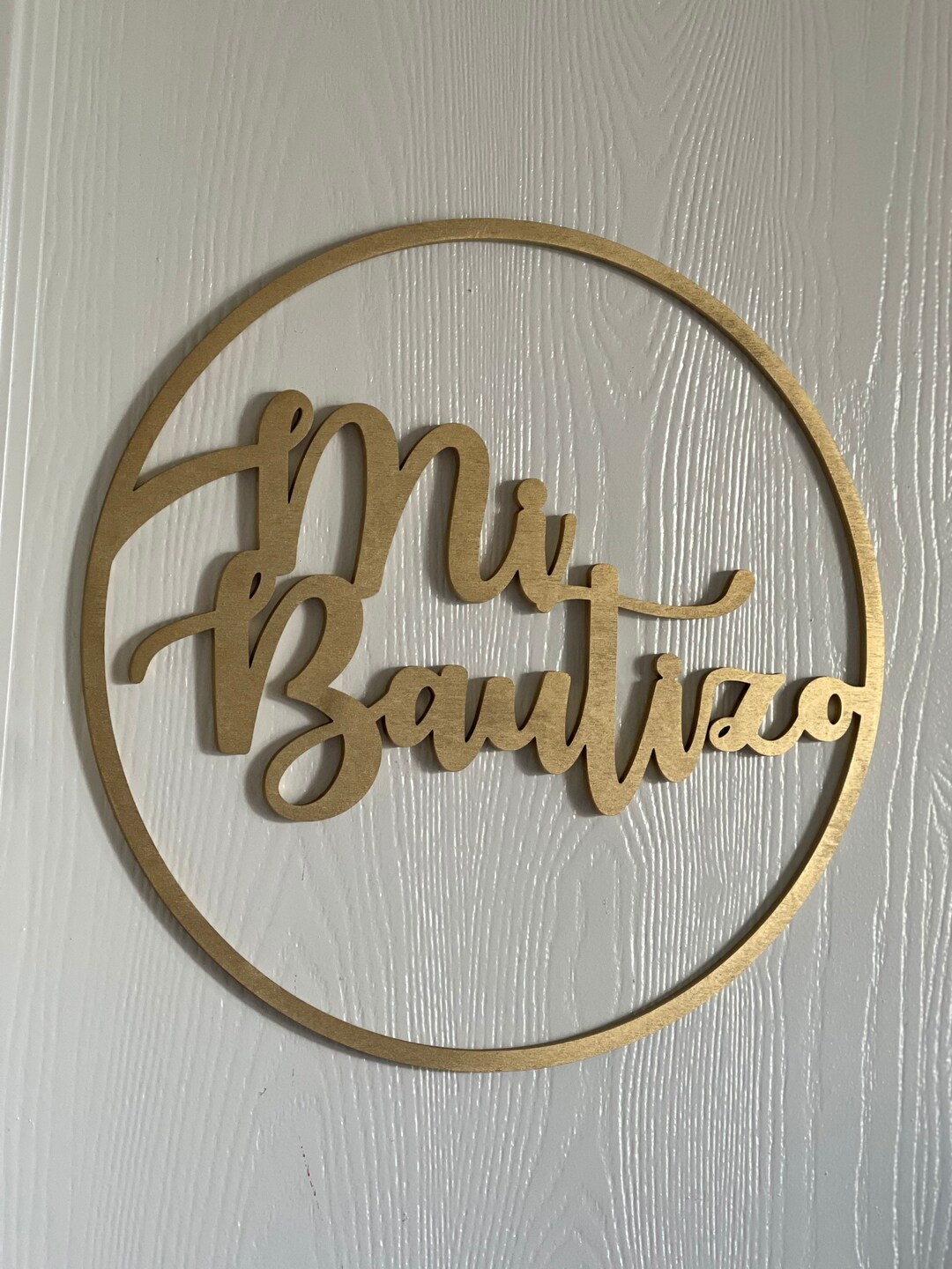 Mi Bautizo Decorations Wood Sign Backdrop Party Signs Spanish My ...
