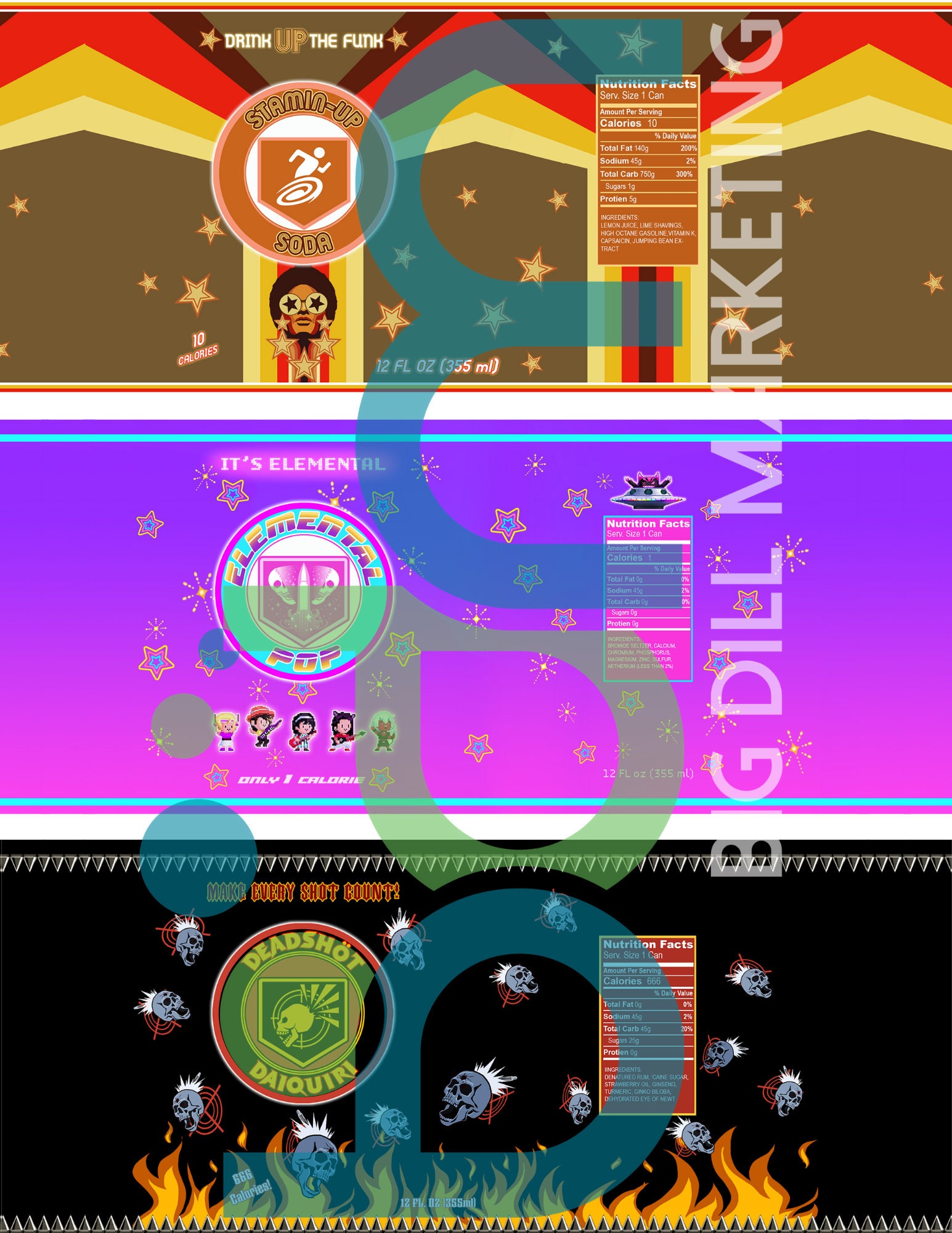 Call of Duty Zombies Perk-a-Cola Labels Black Ops | Etsy