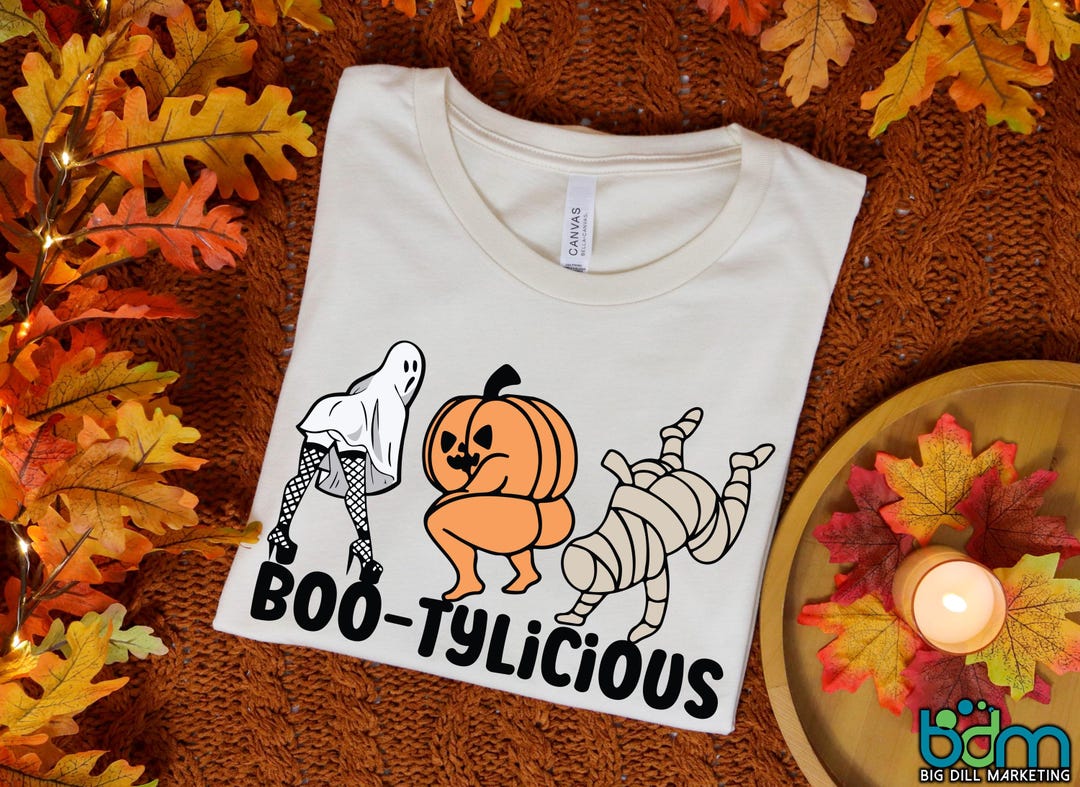 Bootylicious Halloween T-shirt Spooky Season Halloween Party Halloween ...