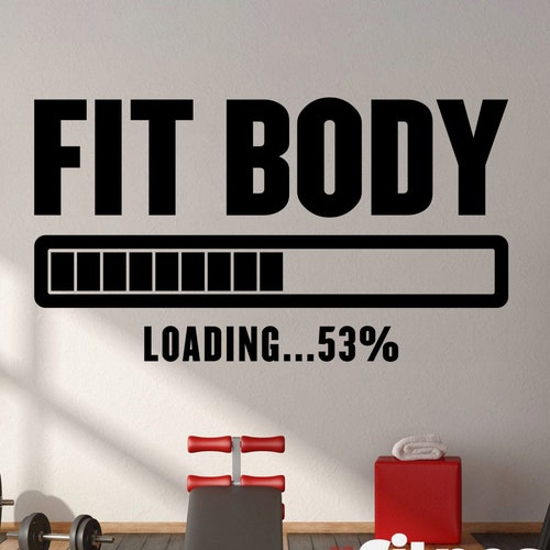 Trust the Process Fitness Wall Decal Motivational Home Gym - Etsy