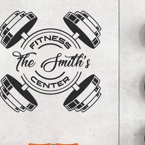 Personalized Home Gym Wall Decal Fitness Wall Sticker Vinyl - Etsy