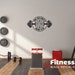 Personalized Home Gym Weight Room Sign Fitness Wall Decal | Etsy
