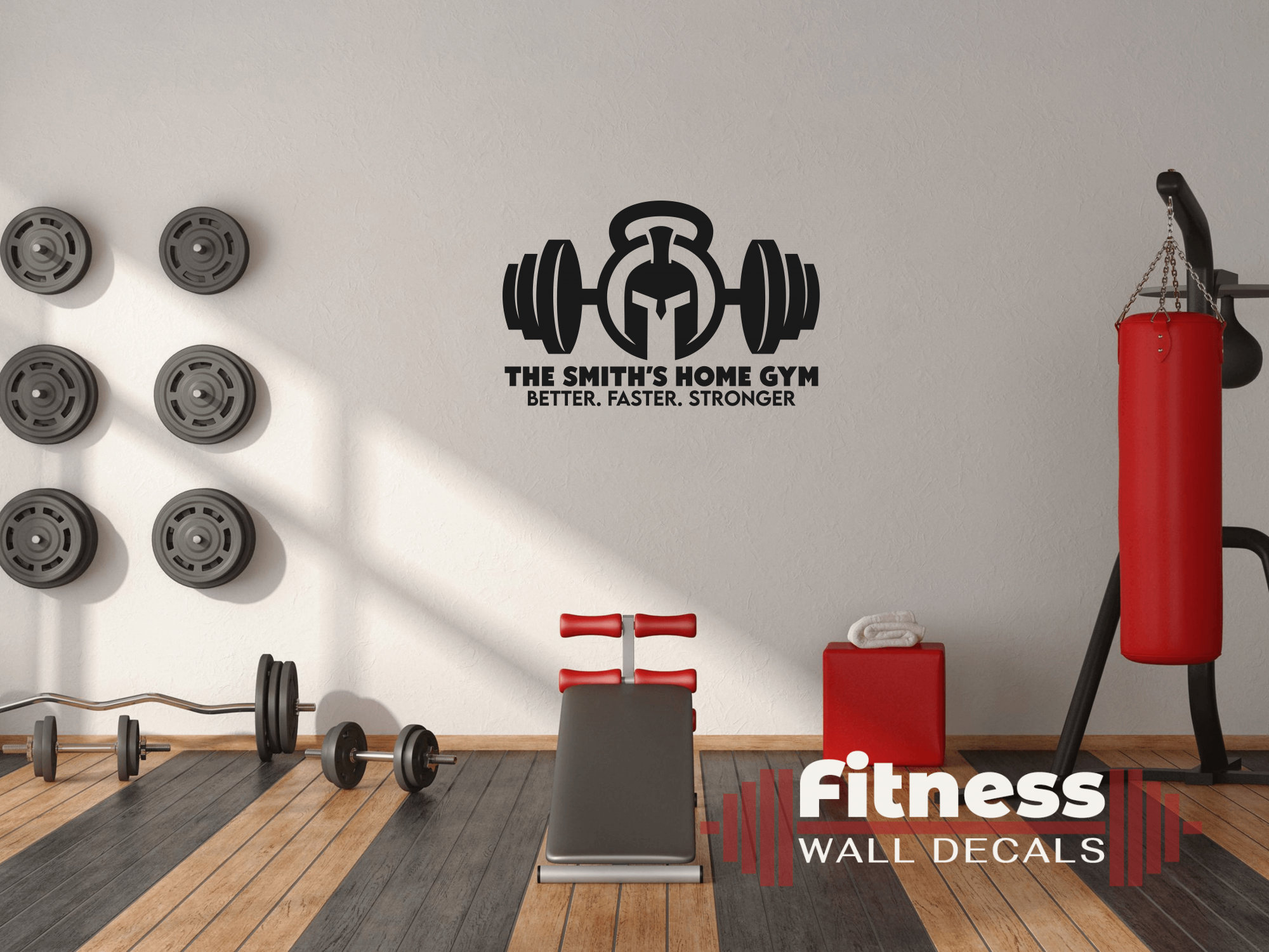 Personalized Home Gym Sign Fitness Wall Decal Weight Room - Etsy.de