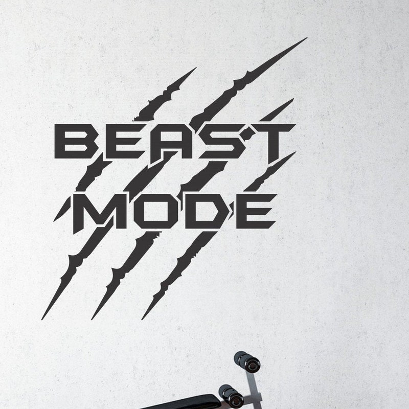 Beast Mode Decal - Etsy