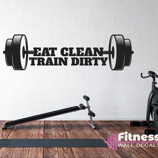 Eat Clean Train Dirty - Etsy