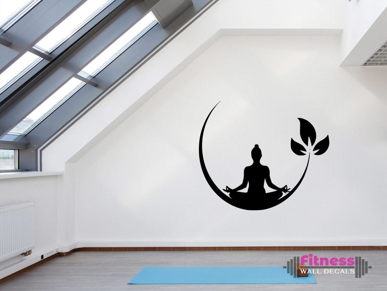 Meditation Wall Decal Wellness Center Decor Health & Well - Etsy
