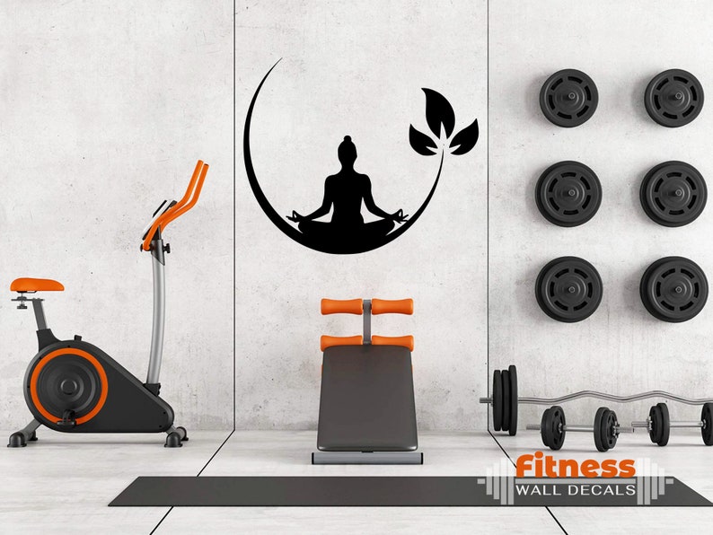 Meditation Wall Decal Wellness Center Decor Health & Well - Etsy