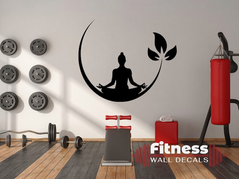 Meditation Wall Decal Wellness Center Decor Health & Well - Etsy