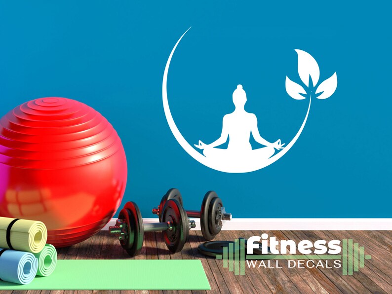 Meditation Wall Decal Wellness Center Decor Health & Well - Etsy