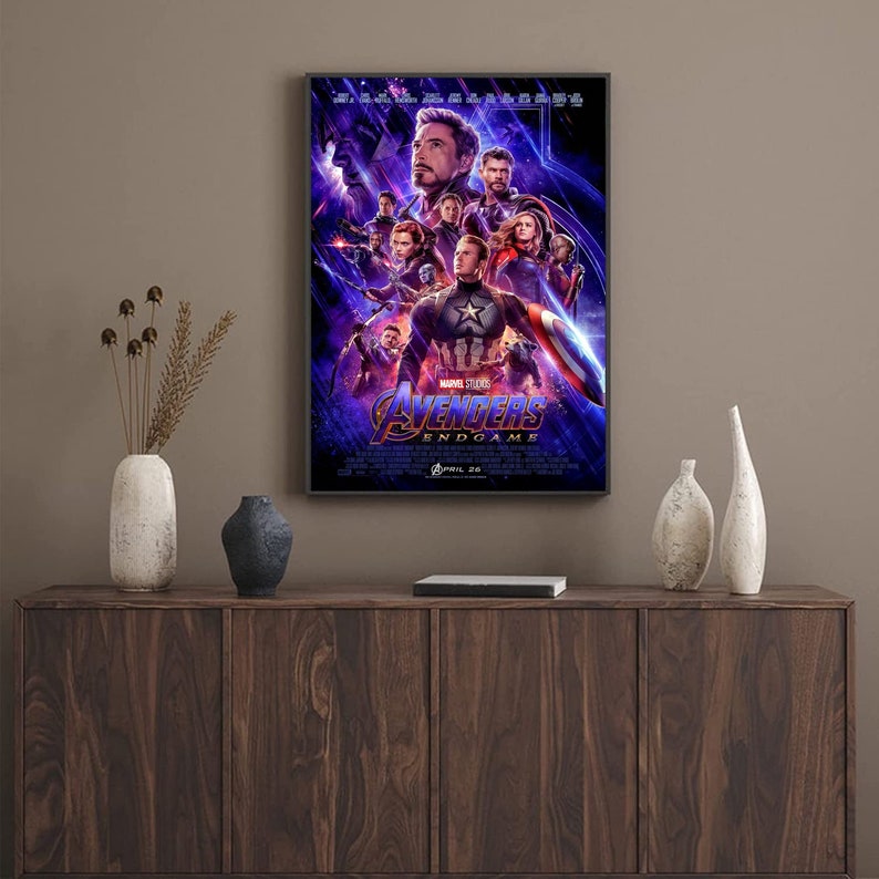 Avengers Endgame Poster Canvas Poster Art Wall No Frame - Etsy