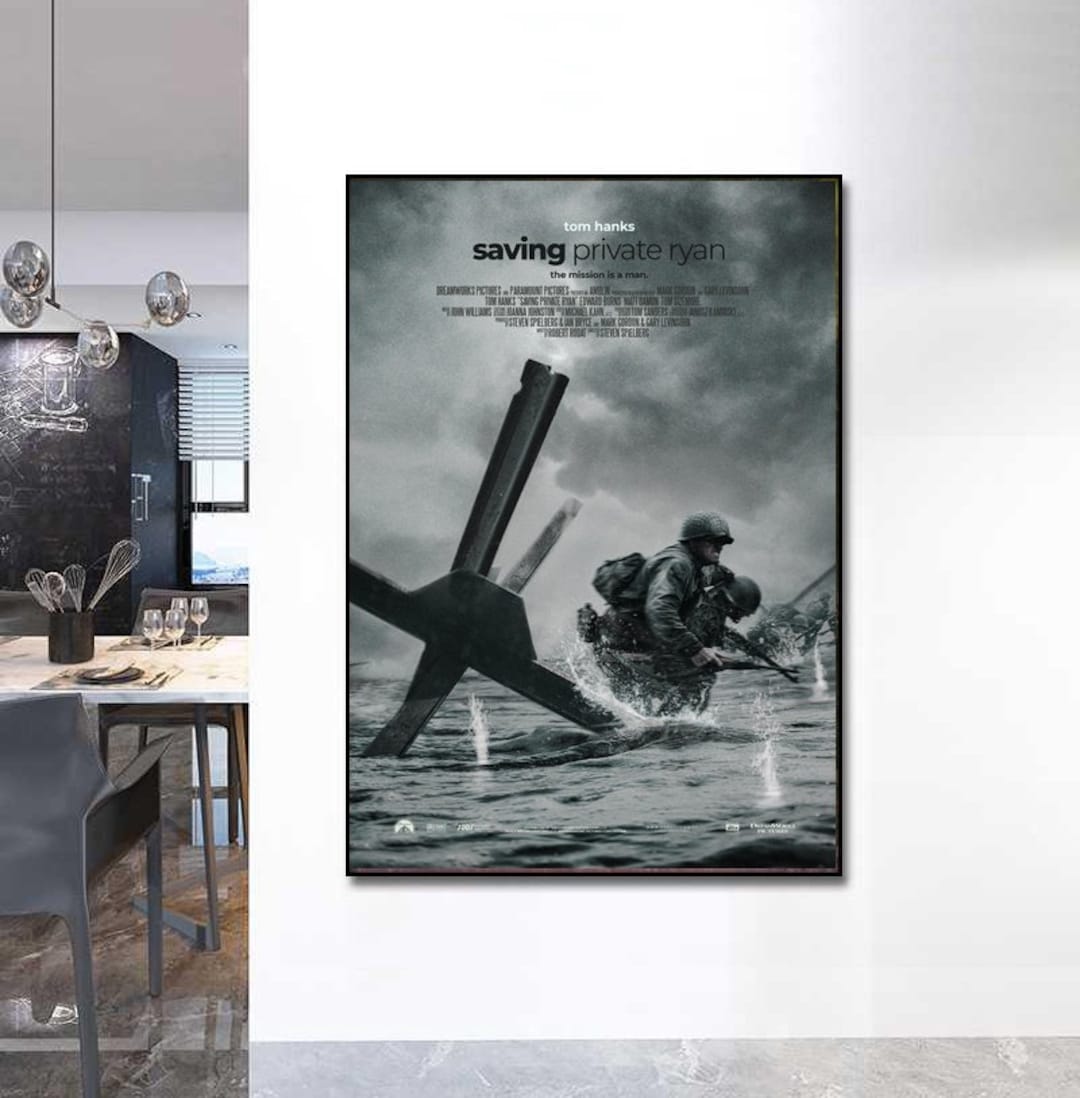 Saving Private Ryan Poster Poster Canvas Poster Art Wall No Frame - Etsy