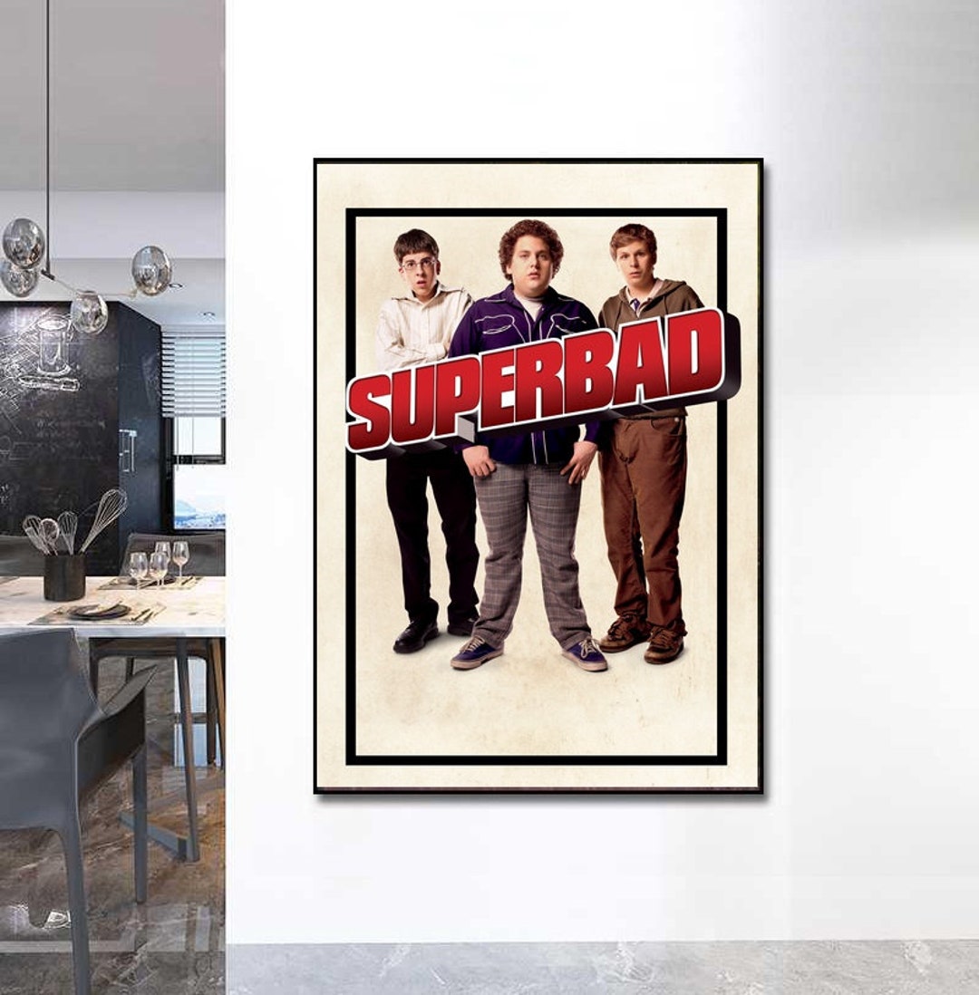Superbad Poster Poster Canvas Poster Art Wall No Frame - Etsy