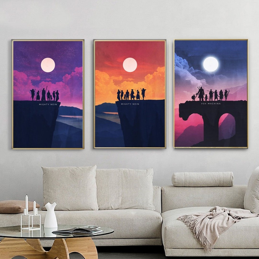 Critical Role Series Poster, Wall Decoration, Canvas Poster, Mural, Art ...