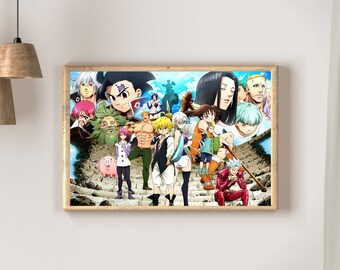 Deadly Sins Poster | Etsy