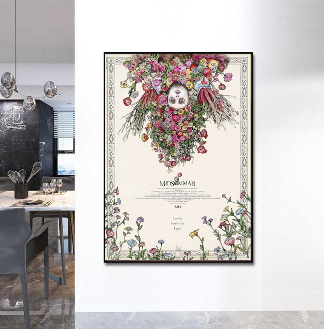 Midsommar Poster Canvas Poster Art Wall No Frame - Etsy